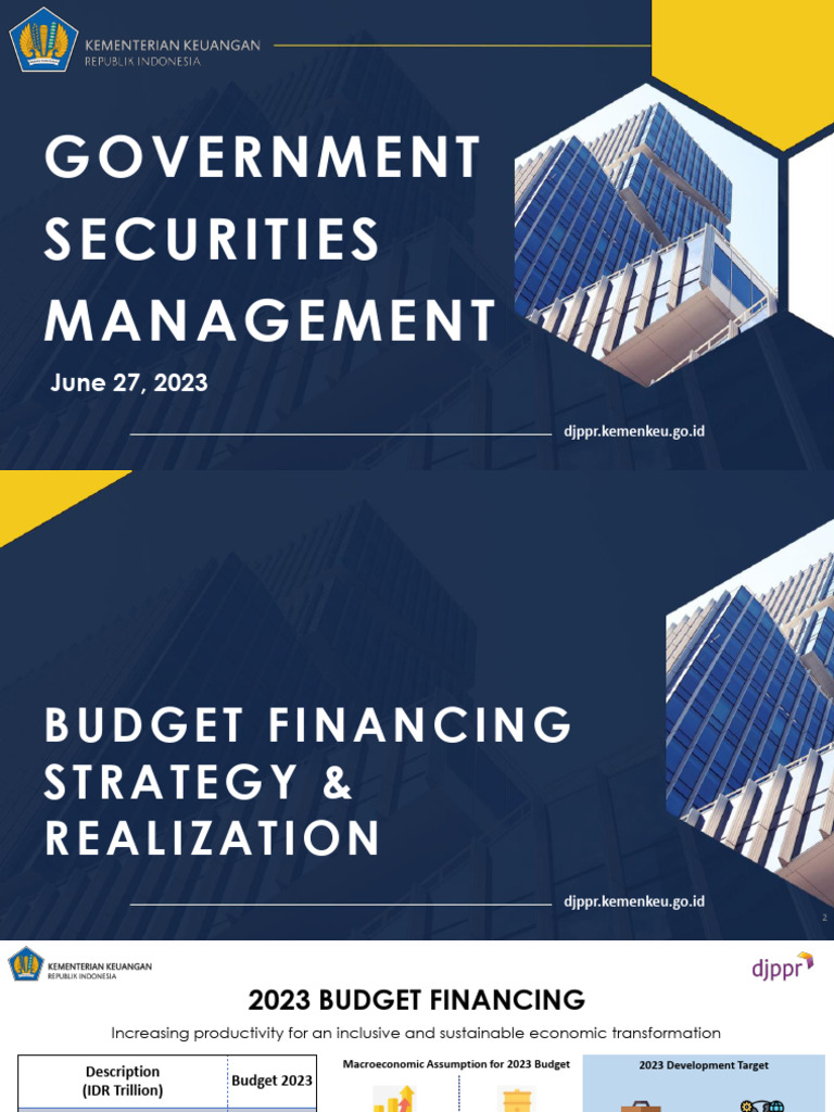 Government Securities Management - 27 June 2023 | PDF | Government ...