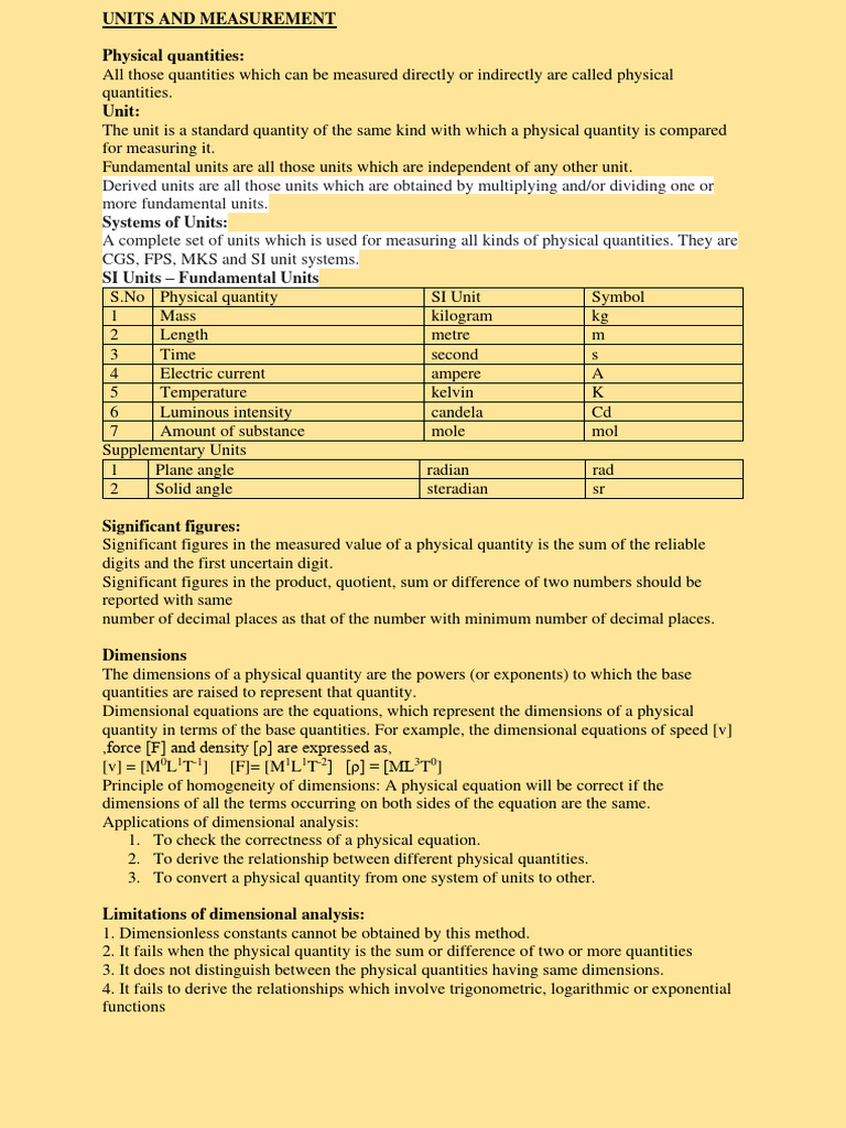 Physics Revision Pdf Velocity Acceleration