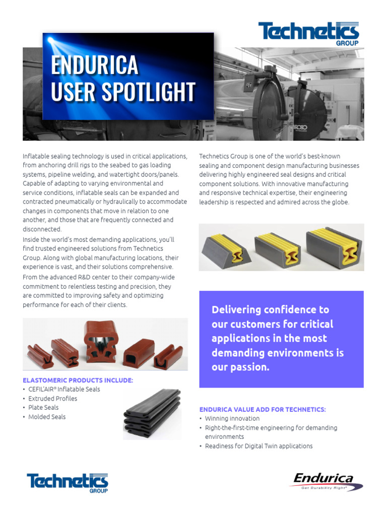 Endurica Spotlight On Technetics 2022 | PDF | Technology & Engineering