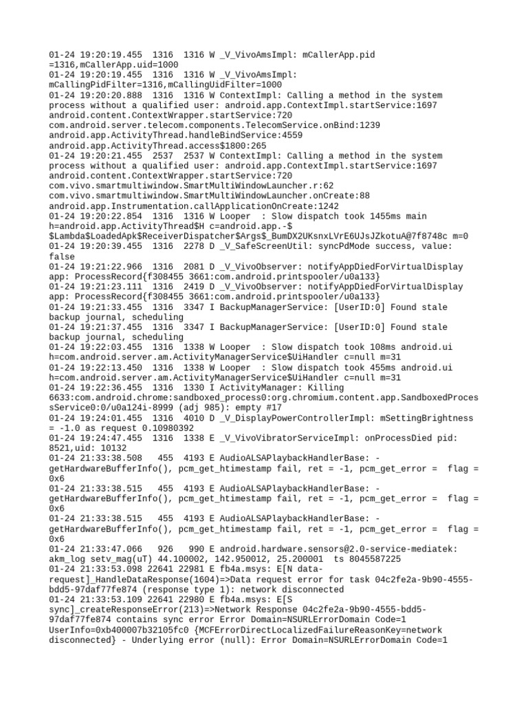 Log | PDF | Mobile Computers | Software Engineering