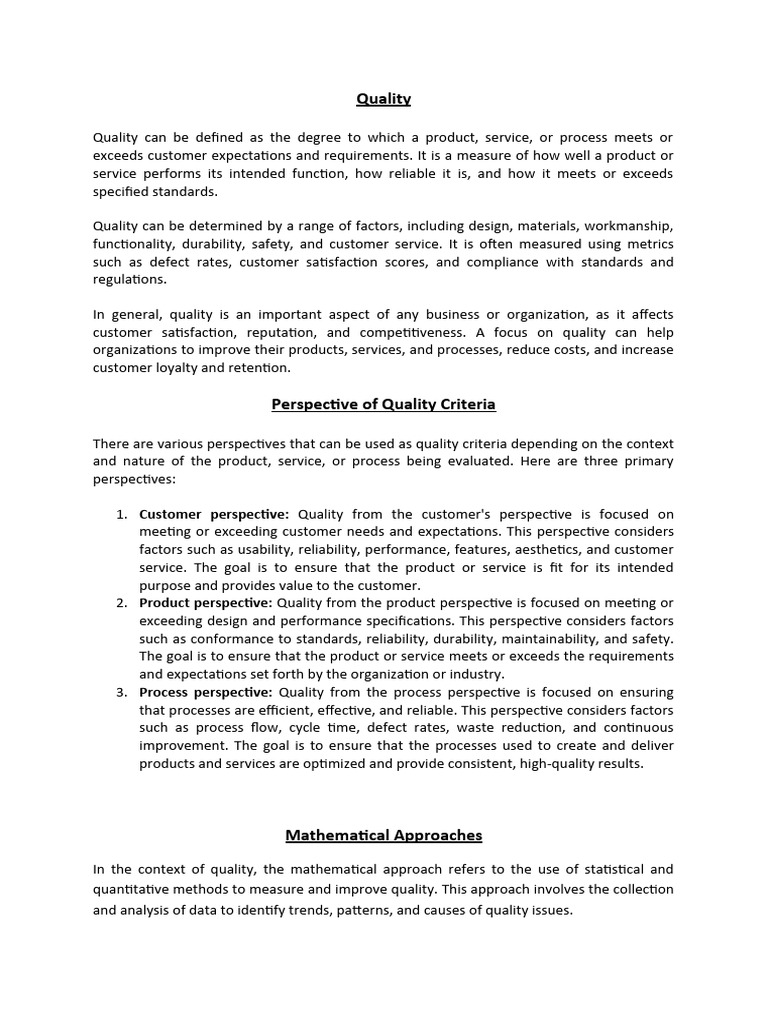 Quality Management & Auditing | PDF | Audit | Quality (Business)