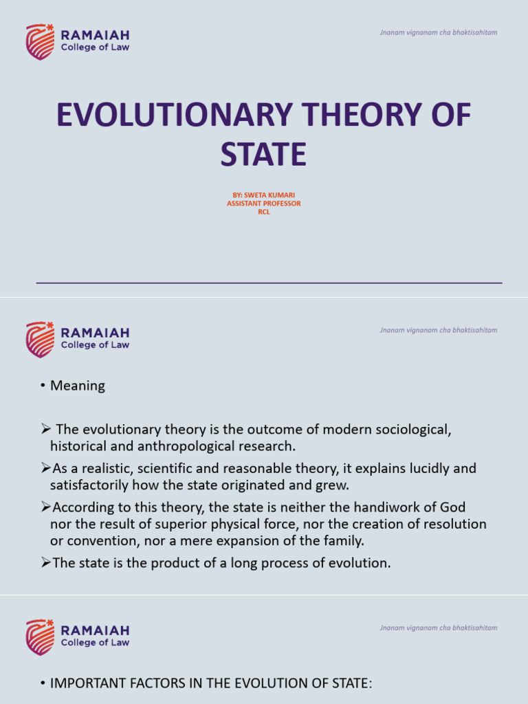 Evolutionary Theory of State | Download Free PDF | Kinship | Family