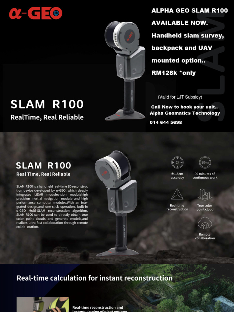 Buy ALPHA GEO SLAM R100 Now! | PDF