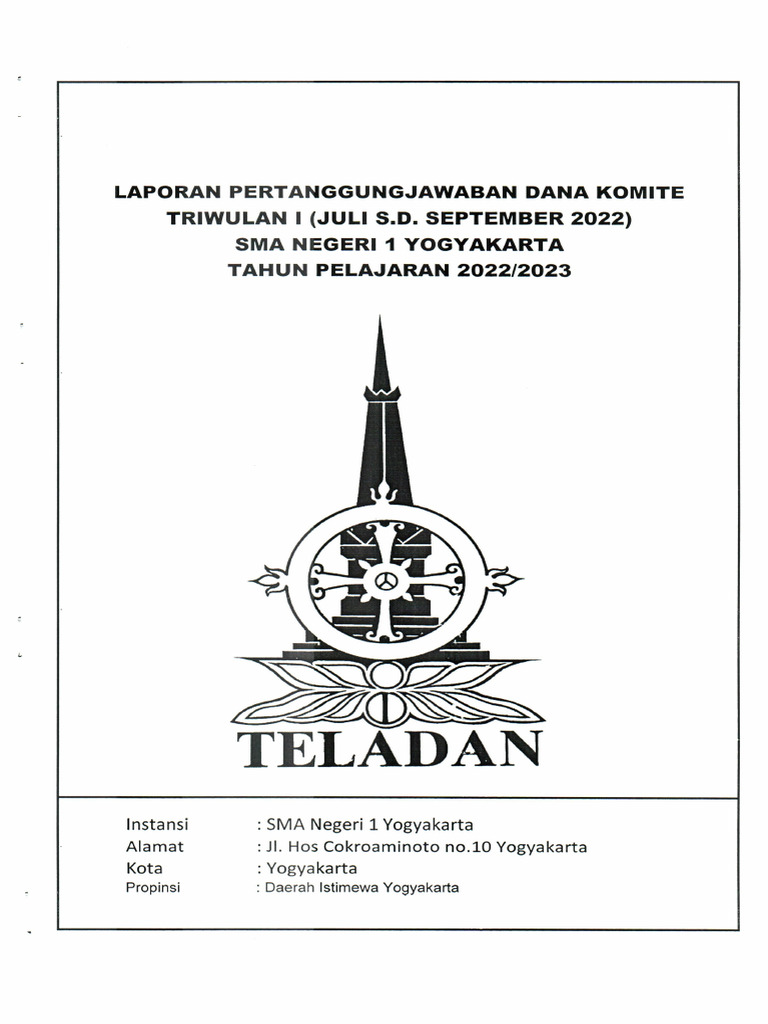 Laporan Trimester 1 | PDF