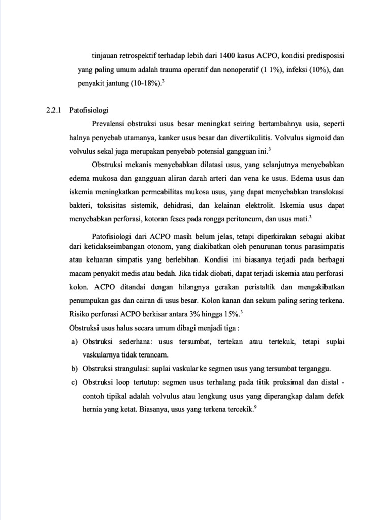 PDF Ileus Obstruktif Compress | PDF | World Population | Demographic Economics
