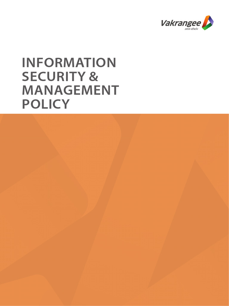 Information Security Management Policy | PDF | Information Security ...