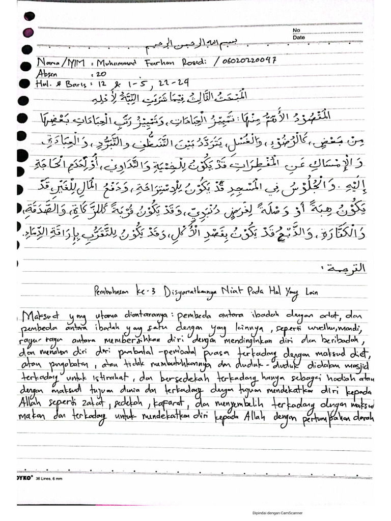 Catatan Muhammad Farhan Rosidi Kitab Al Asybah Wa An Nadhahir Hal 12 ...