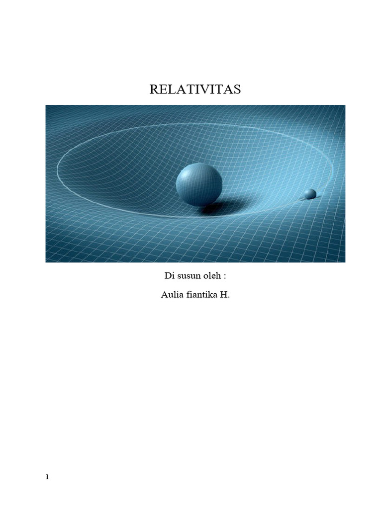 Makalah Relativitas Khusus | PDF | Filsafat | Sains & Matematika