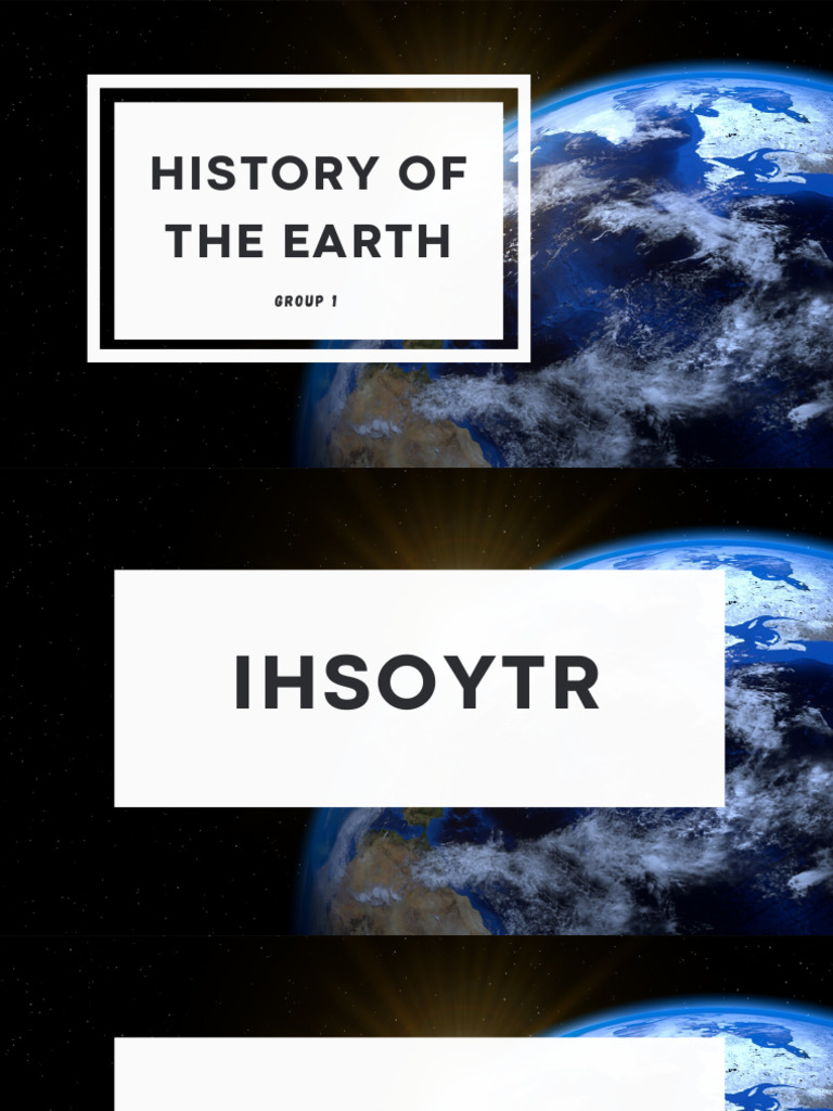Blue and White Modern Planet Earth Presentation | PDF