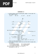 Lines and Angles Class9 2025 Clean | PDF | Line (Geometry) | Angle