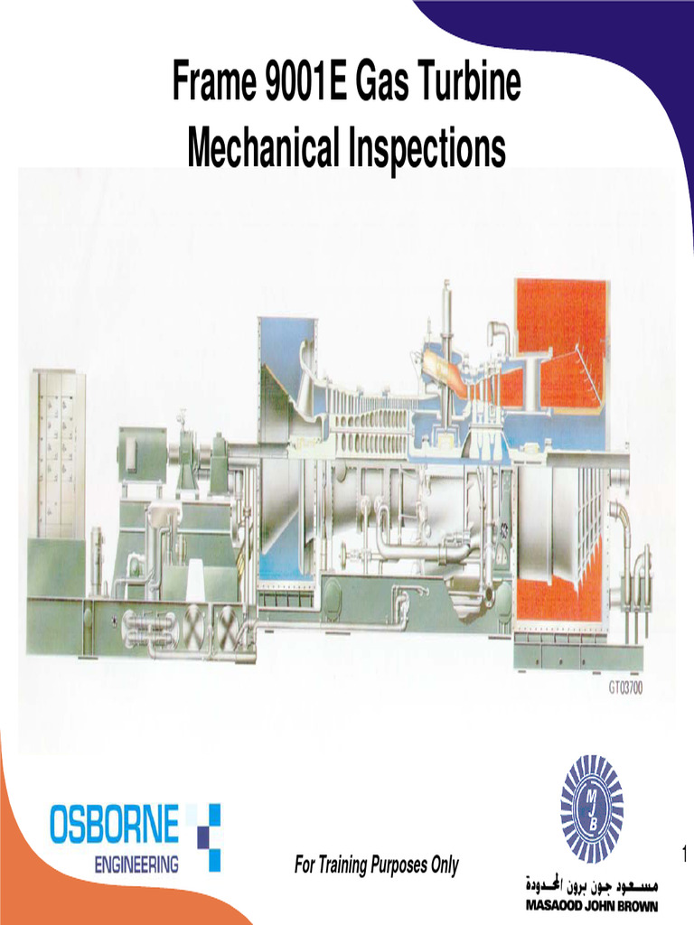 Mechanical Inspections Frame 9E 1703004212 | PDF | Gas Turbine | Combustion