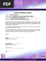 PARENTAL CONSENT FORM - Template Pursuant To Annex C of DepEd Order No ...