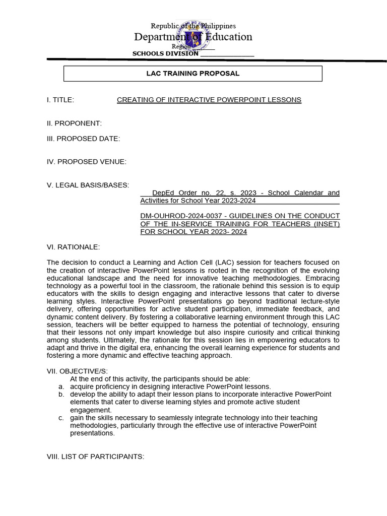 Creating Of Interactive Powerpoint Lessons Pdf Learning Teachers 2311