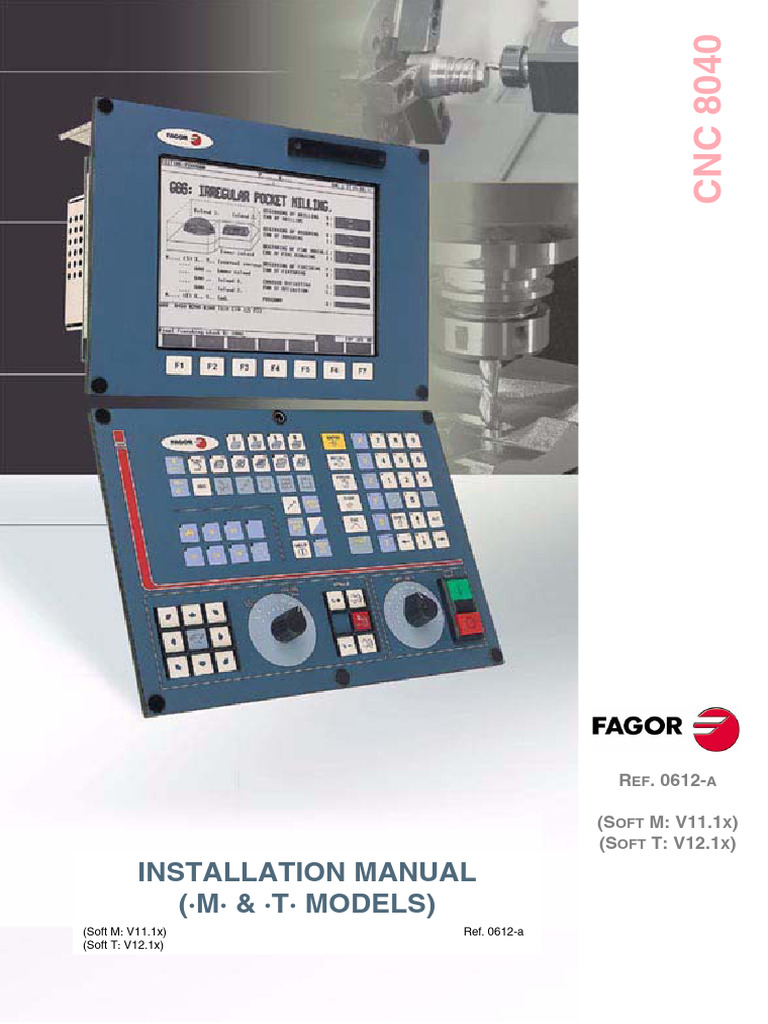 Fagor Installation Manual | PDF | Programmable Logic Controller | Numerical Control