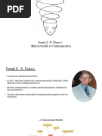 Frank Dances Helical Model of Communication | PDF | Communication | Helix