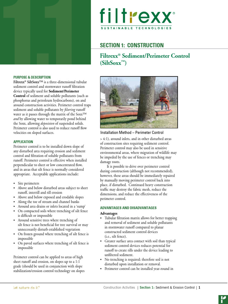 1.1_Filtrexx_Sediment_Control | PDF