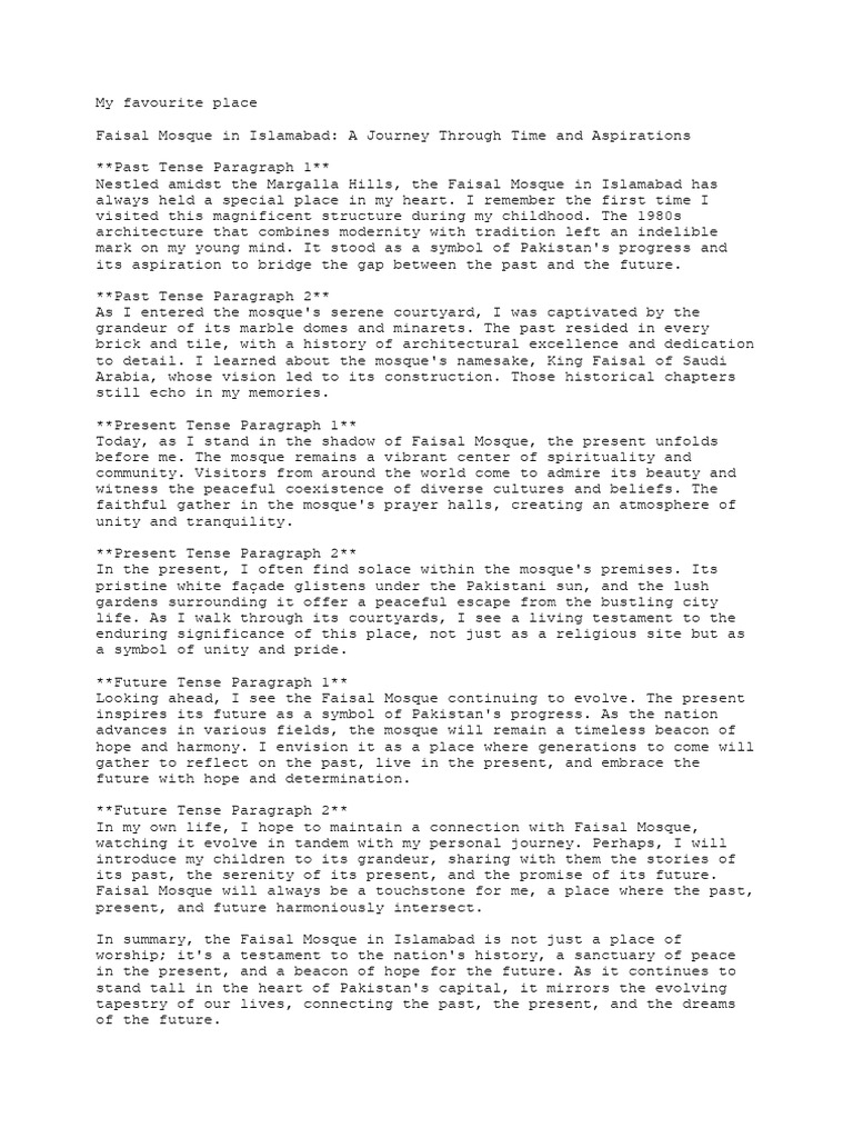 My Favourite Place (11 Files Merged) | PDF