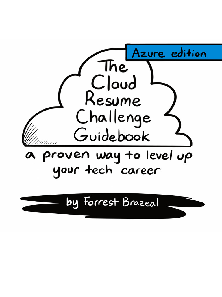 The Cloud Resume Challenge Cookbook - Azure ed | PDF | Microsoft Azure | Cloud Computing