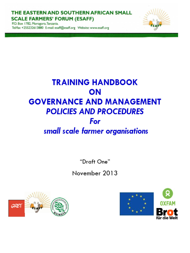 Governance Training for Small Farmers | PDF | Governance | Good Governance