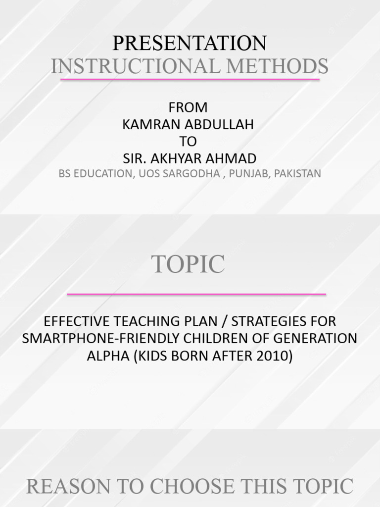 Teaching Gen Alpha: Tech Strategies | PDF | Learning | Communication