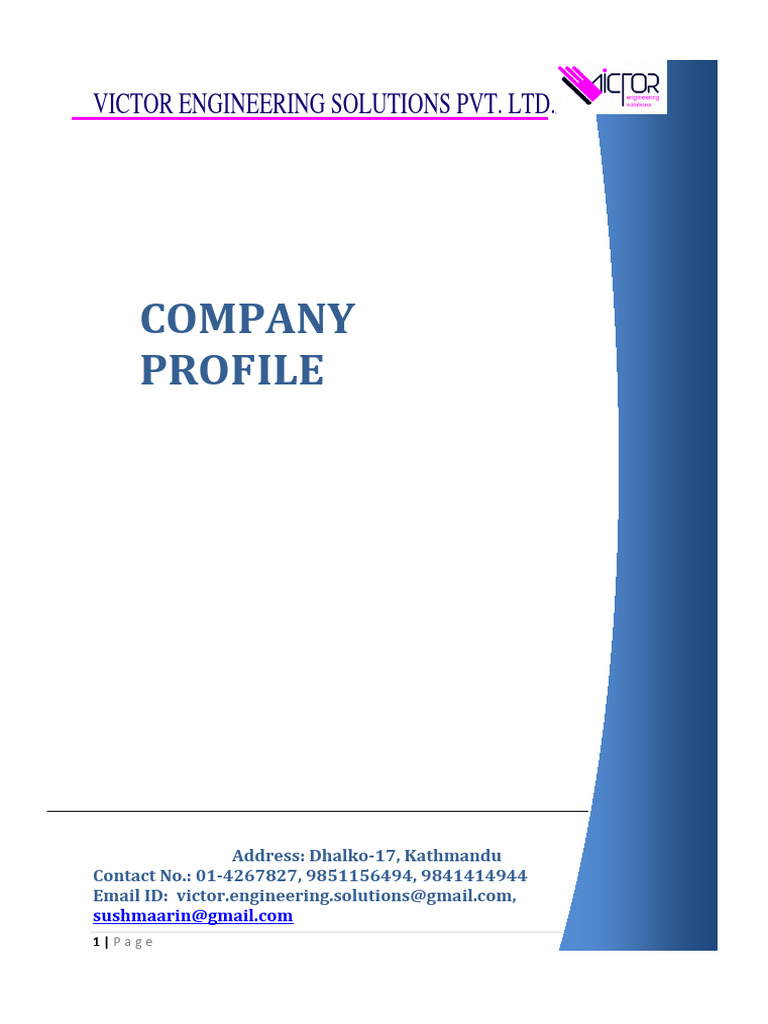Victor Engineering Solution - Profile | PDF | Engineering ... Victor Engineering Solution - Profile | PDF | Engineering ...