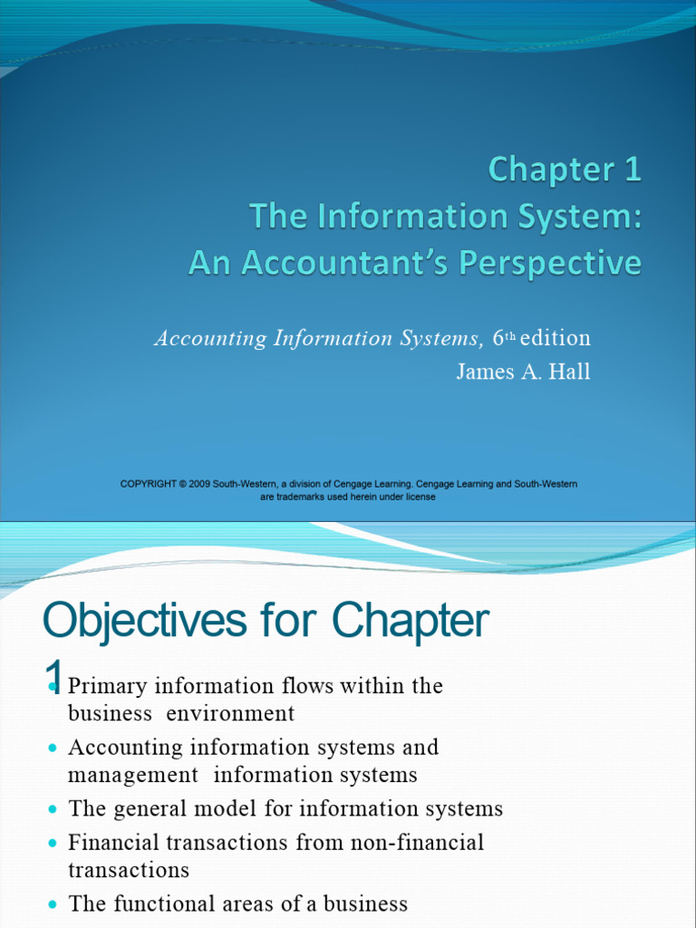 Ch1-The Information System An Accountants Perspective | PDF | Software ...