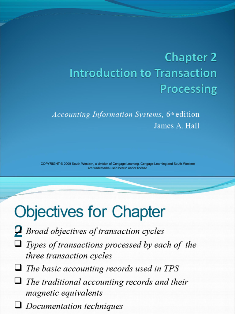 Ch2 Introduction To Transaction Processing Pdf Databases Financial Audit