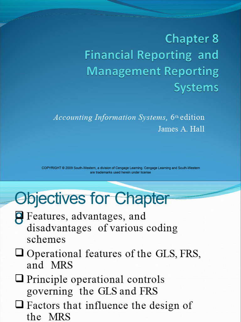 Ch8-Financial Reporting & Management Reporting Systems | PDF | Big Data | Analytics