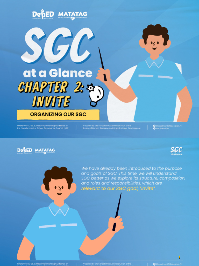 SGC at A Glance Chapter 2 Invite Organizing Our SGC | PDF | Government