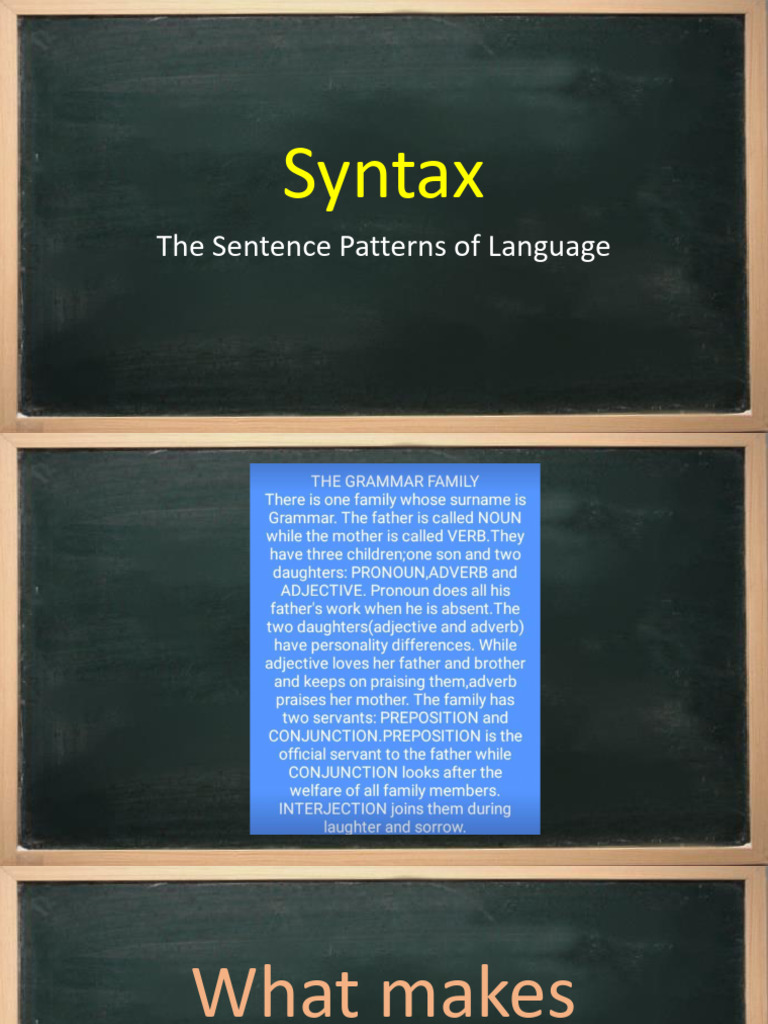 Syntax 2023 Notes | PDF | Phrase | Syntax
