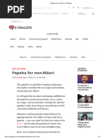 Mihi Speech Template | PDF | Māori | Demographics Of New Zealand