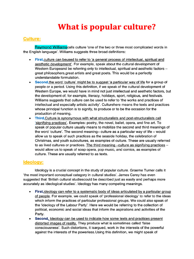 1-What-Is-Popular-Culture 2 | PDF