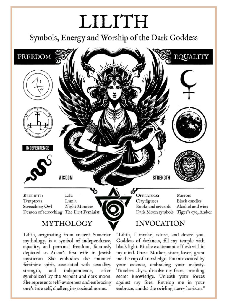 Lilith-Goddess-Symbols-and-Offerings-Spells8 | PDF