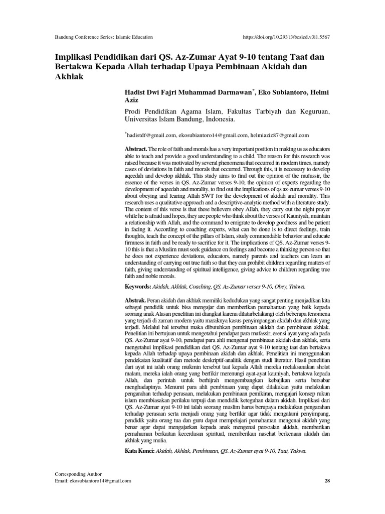 Surah Az Zumar | PDF | Medieval Arabic Texts | Theology