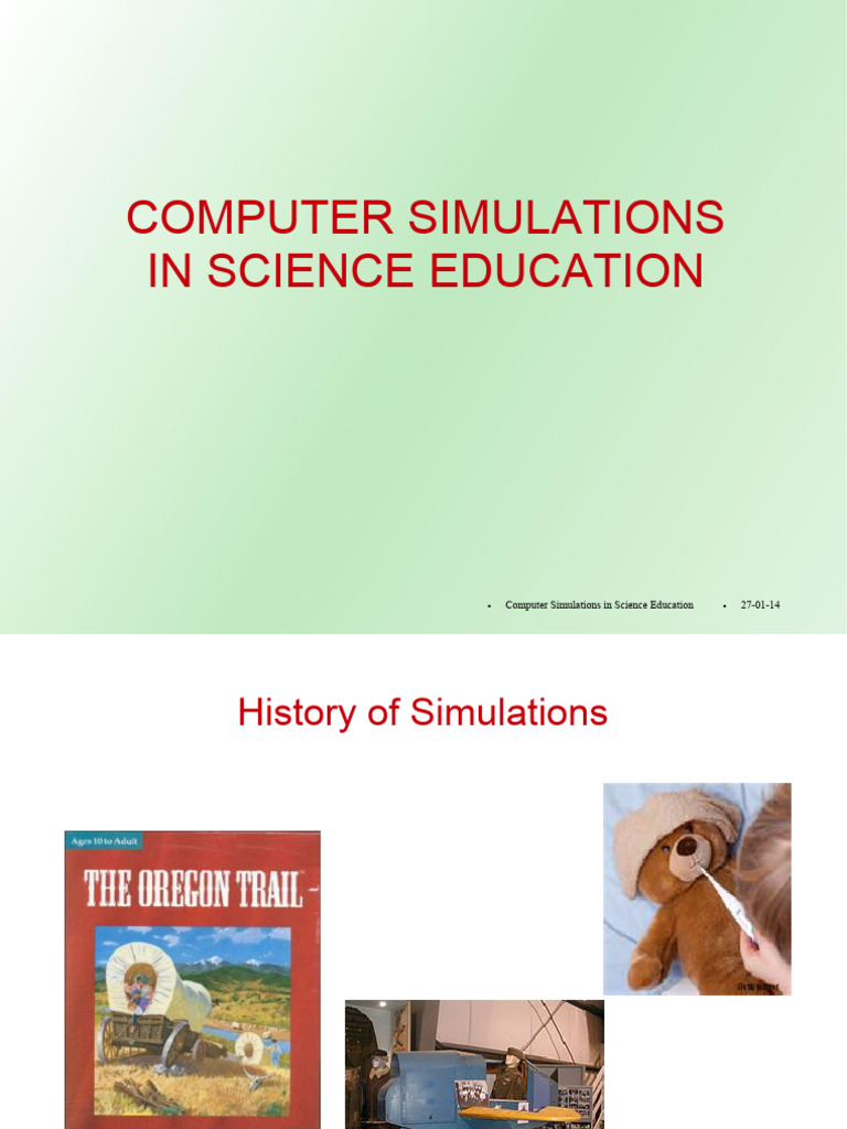 On Teaching Sim in SchoolVer1 | PDF | Simulation | Learning