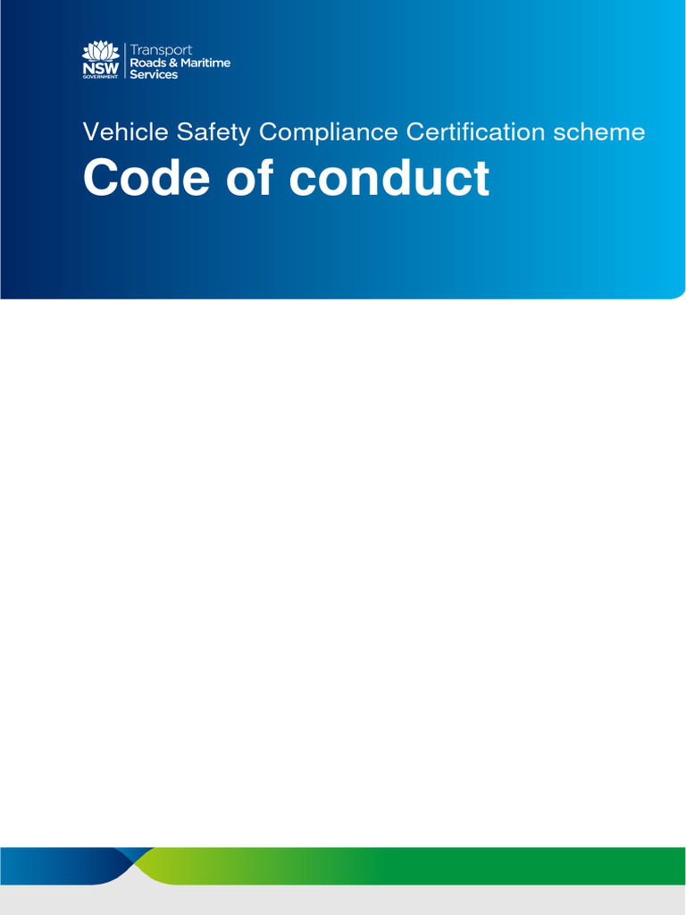 Vsccs Code of Conduct | PDF | Finance & Money Management