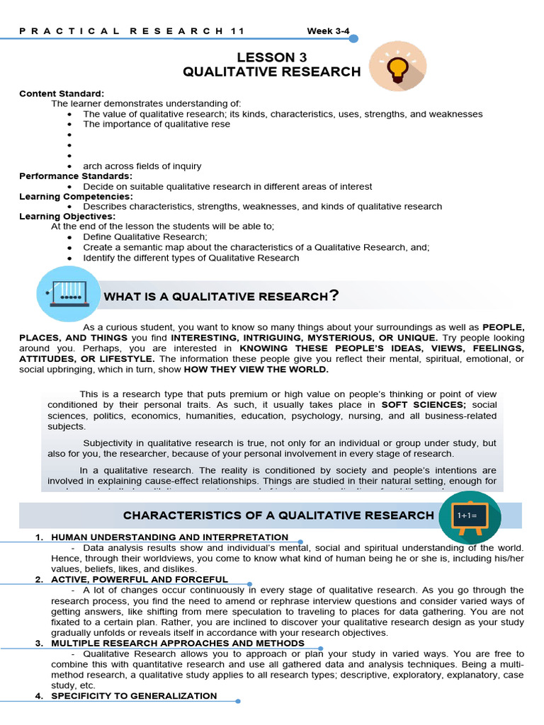 LESSON 3 Practical Research | PDF