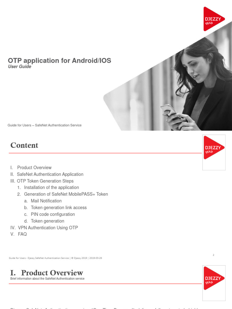 OTP User Guide For Android - IOS | PDF | Security Technology | System Software