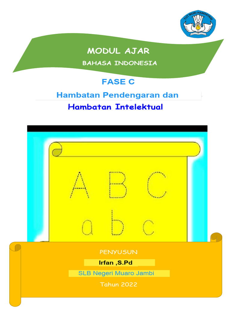 Modul Ajar Bahasa Indonesia - Mengeja Kombinasi Alfabet Pada Suku Kata ...
