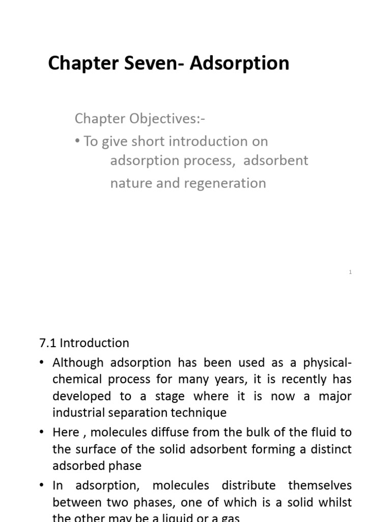 Chapter 7MT | PDF | Adsorption | Gases