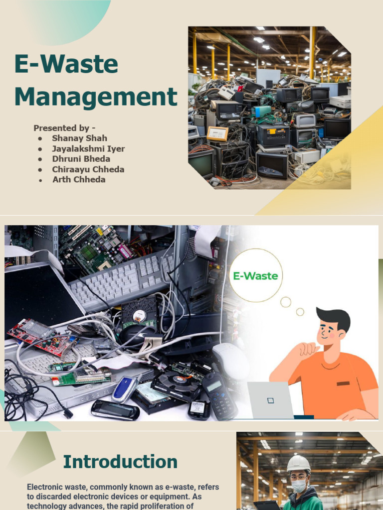 E-Waste Management | PDF | Electronic Waste | Waste Management