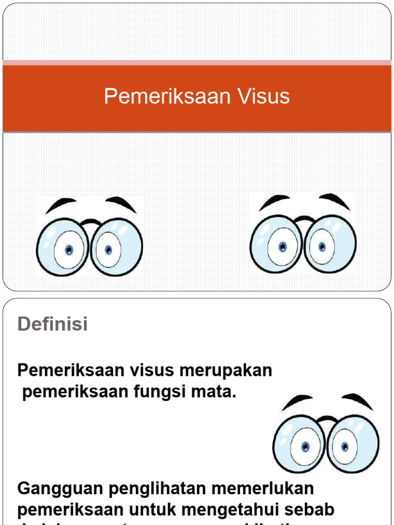 Pemeriksaan Visus | PDF