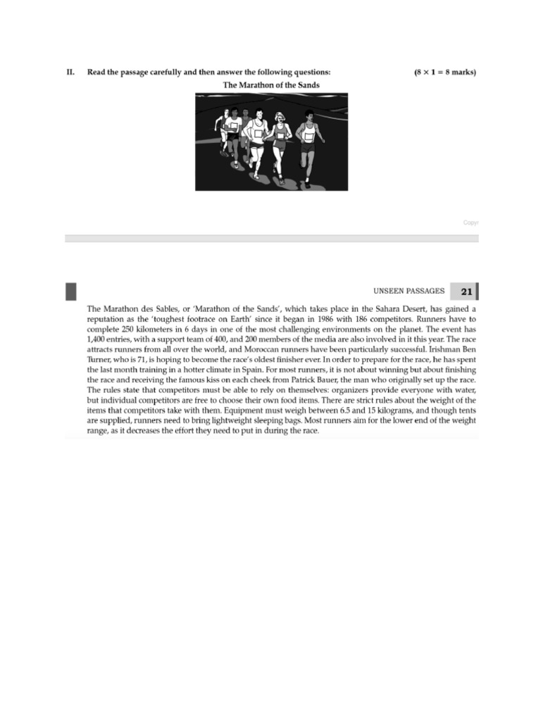 English - Comprehension (Case-Based Passage) | PDF