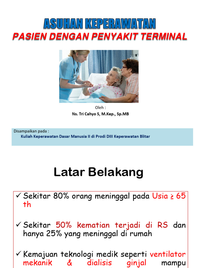 Askep Pasien Dengan Penyakit Terminal | PDF | Pengembangan Diri ...