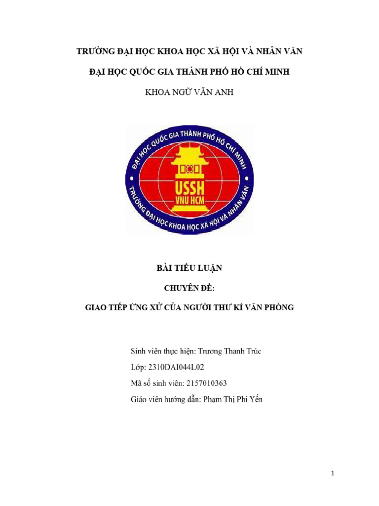 Tieu Luan NVTK (Autosaved) .Docx-Đã G P | PDF