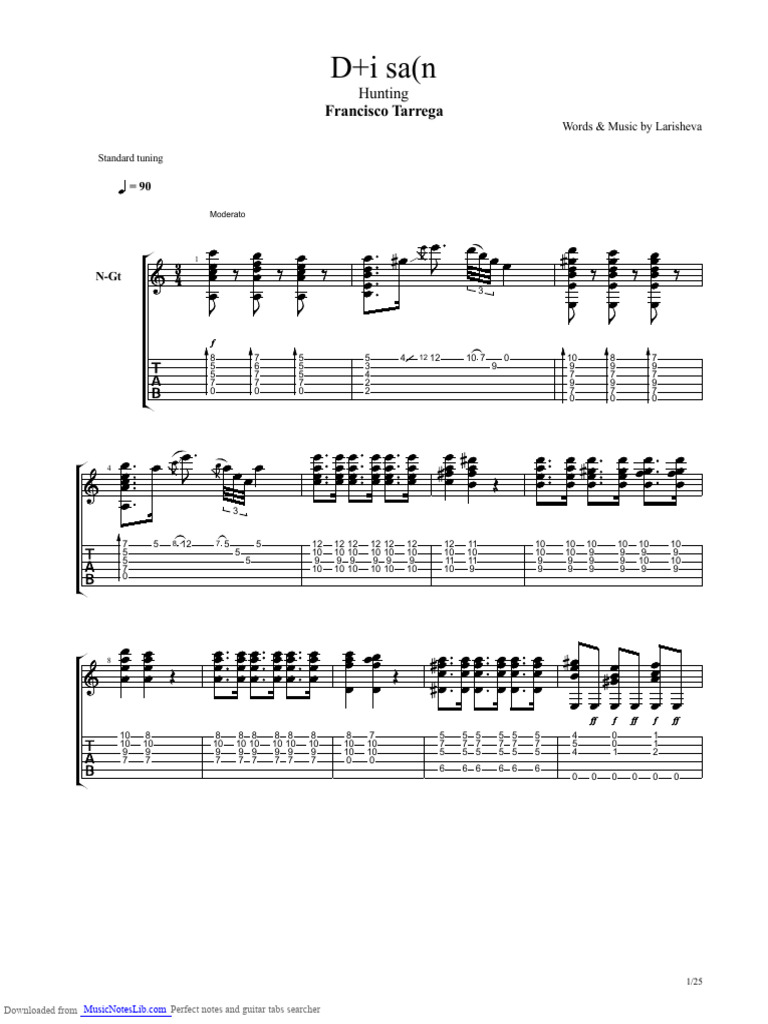 Francisco Tarrega-Gran Jota | PDF