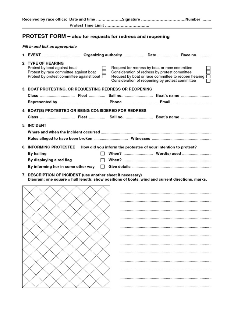 Protest Form | PDF | Justice | Crime & Violence