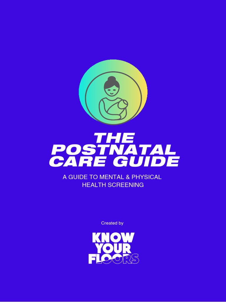 The Postnatal Care Guide - Support Booklet Print Friendly Version | PDF ...
