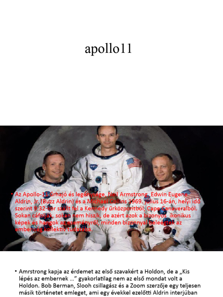 Apollo 11 | PDF