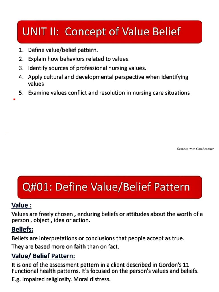 Value and Belief | PDF